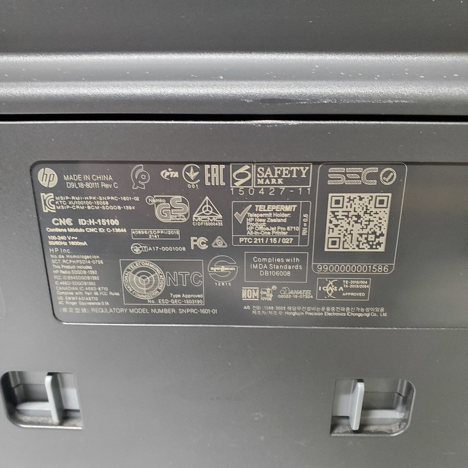 HP OfficeJet Pro 8715 8702 Color Inkjet Printer NO INK LOW 700 Pgs MFP ...