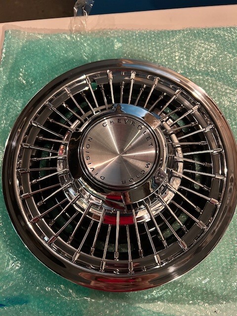 1969-1970 Chevy Caprice NOS 15 inch Wire Wheel Hubcaps | eBay