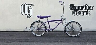 20" OG Lowrider Classic 144 Spoke Bicycle Purple OG-310 | eBay