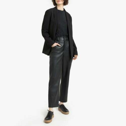 New Fanshi Women's Leather Pant 100% Premium Lambskin Slim Fit Trousers ...