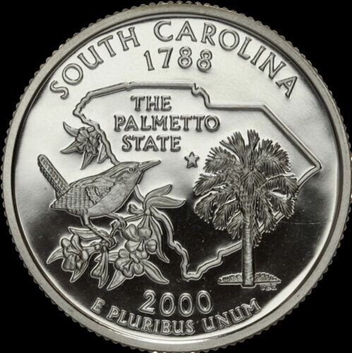 2000 S Proof South Carolina State Quarter - AN UNTOUCHED COIN | eBay