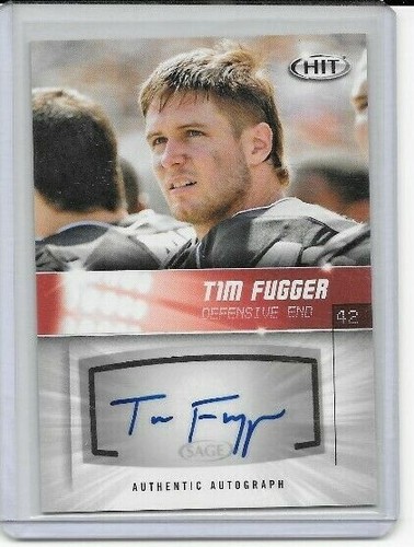 2012 Sage Hit Red Tim Fugger Rookie Auto A100 PWE SHIP | eBay