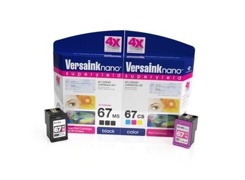 VersaInk-Nano HP 67 MS MICR Black Ink Cartridge for Check Printing Nano ...