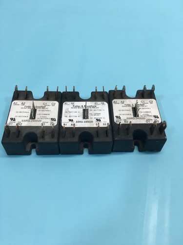 3 Potter & Brumfield SSRQ-240D20 Quad Solid State Relay, 120/240, 20A ...