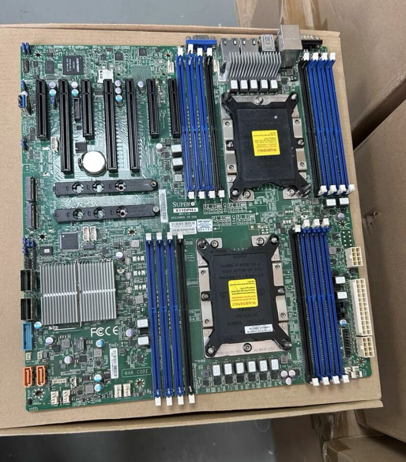 Supermicro X11DPH-i LGA3647 C621 server + Intel Xeon Gold 6138 1.8Ghz ...