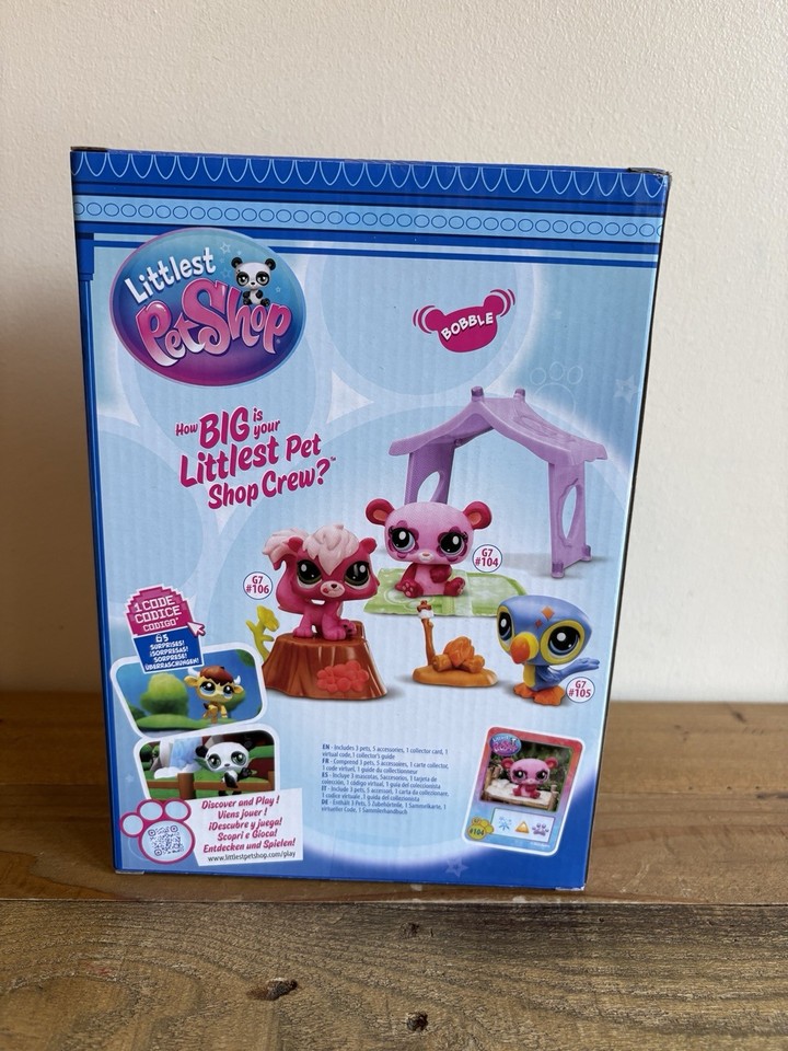 Littlest Pet Shop Camping Adventure Playset G7 Series 2 #104-106 LPS ...