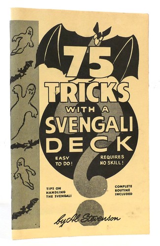 Al Stevenson 75 TRICKS WITH A SVENGALI DECK 1st Edition 1st Printing ...