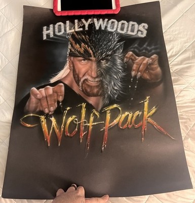 WCW nWo Hulk Hogan “Hollywoods Wolfpack” Poster 22 X 34 Rare MAKE AN ...