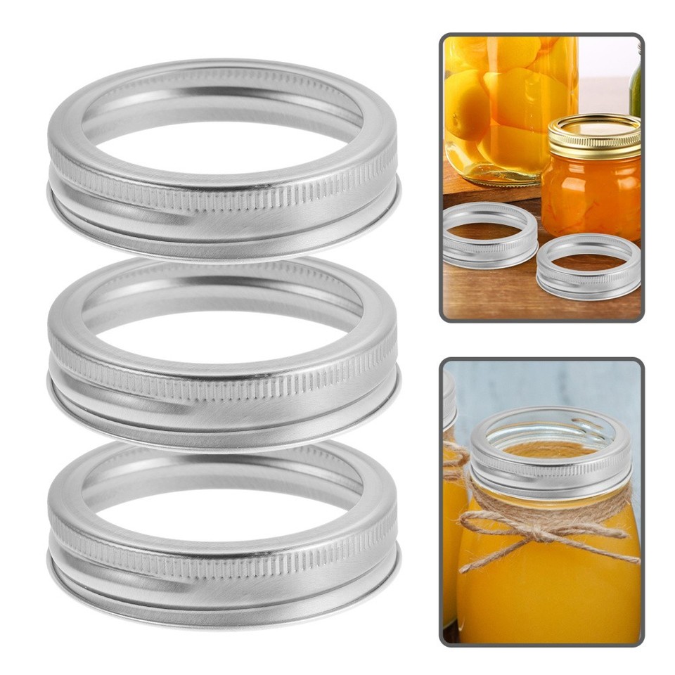 24pcs Jar Replacement Rings Wide Mouth Jar Bands Canning Jar Band For ...