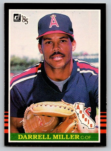 1985 Donruss #644 Darrell Miller Rookie Card California Angels | eBay