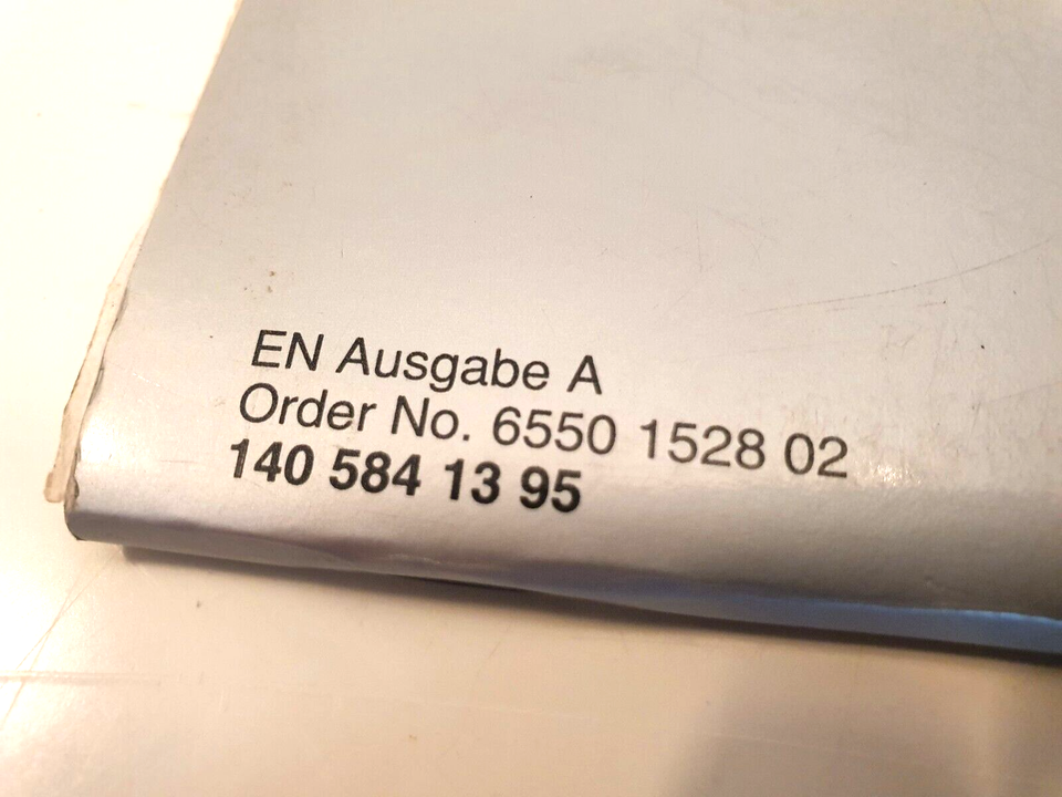 Mercedes W126 W201 W124 W140 R129 Service Book / Maintenance Booklet ...