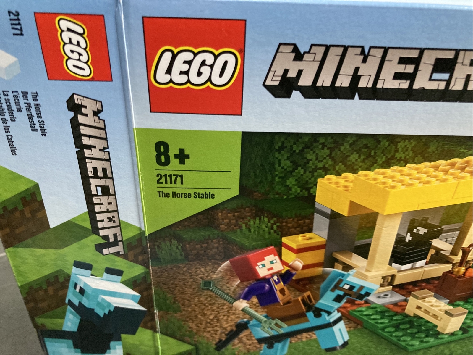 Lego Minecraft 21171 Set. The Horse Stable. Used. With Box And ...