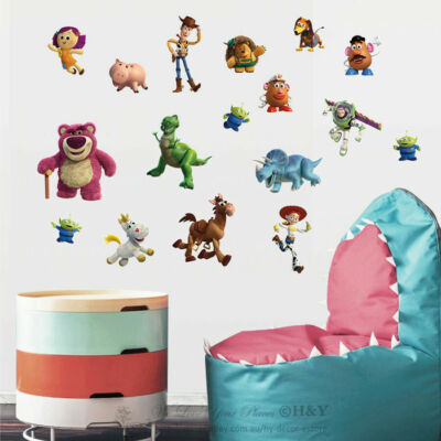 New Toy Story Wall Stickers Kids Room Nursery Vinyl Decal Art Mural ...