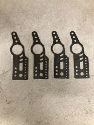 4 Link Chassis Brackets 3/16” Mild Steel set of 4. Set up for 5/8 Heim ...