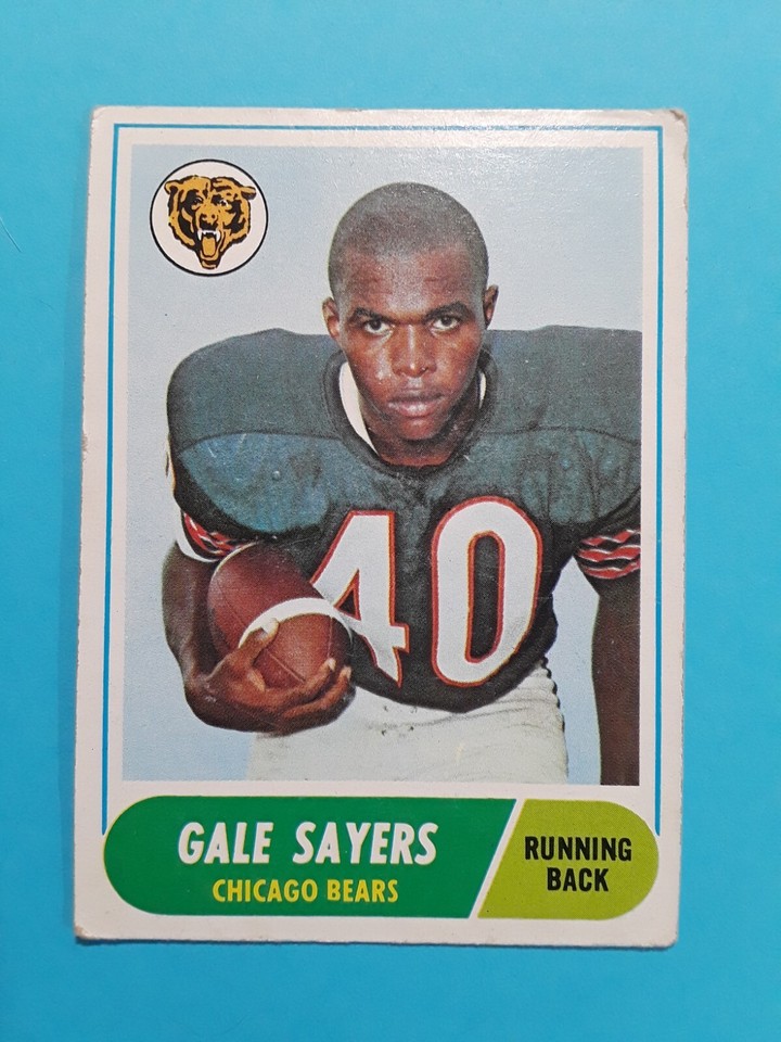 1968 Topps Gale Sayers #75 football card Chicago Bears | eBay