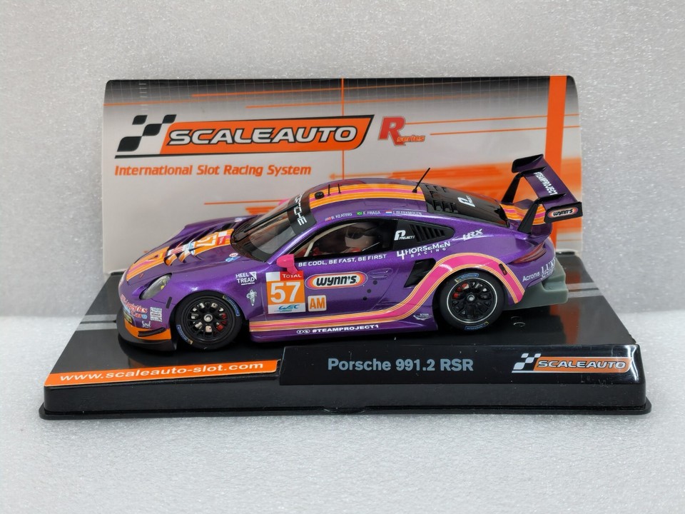 Scaleauto SC-6297R Porsche 911/991 GT3 Wynns, #57 New 1:32 Slot Car | eBay