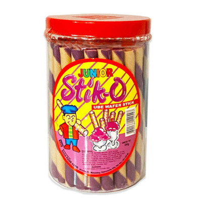 Junior Stick-O Ube Wafer Stick - 1 Pack (380g) - Indulge in Ube Flavor ...