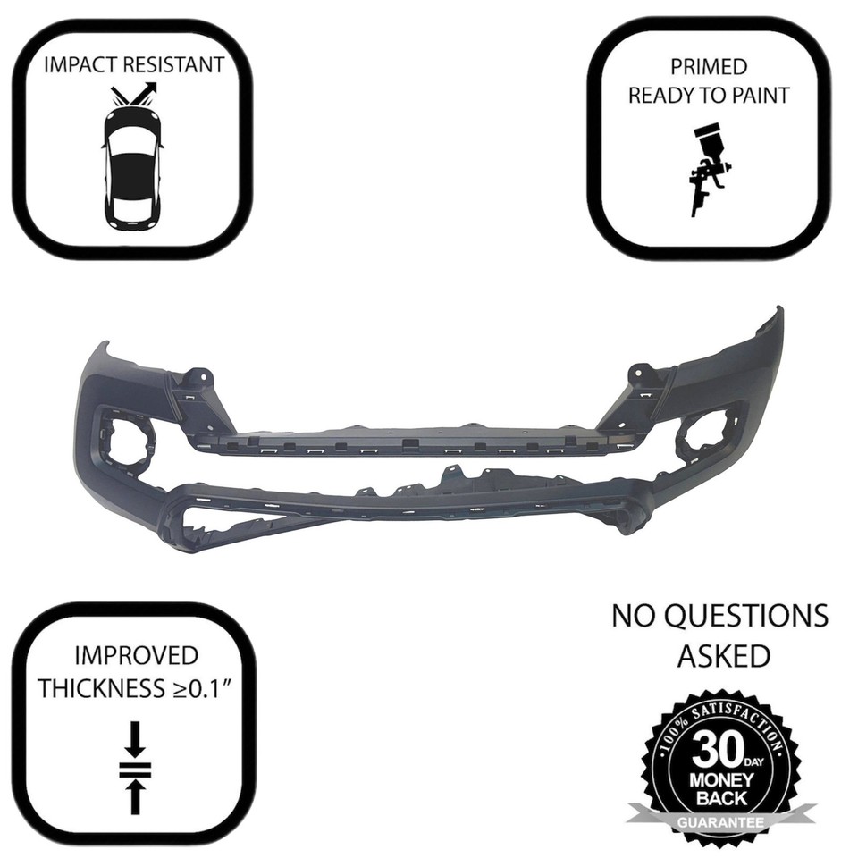 Front Bumper Cover for 2016-2020 Toyota Tacoma SR Crew 5211904220 ...