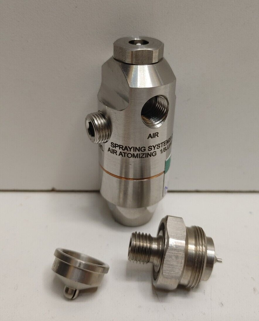 NEW OLD STOCK! SPRAYING SYSTEMS STAINLESS STEEL ATOMIZING AIR NOZZLE 1 ...