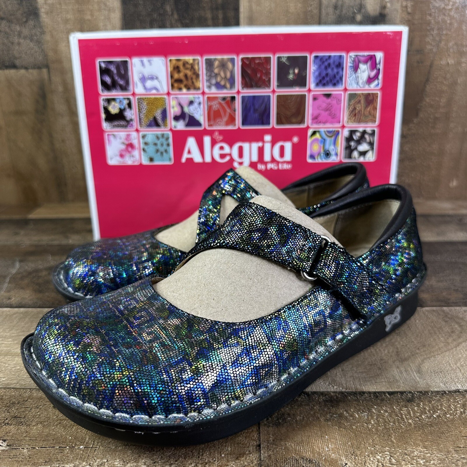 Alegria PG Lite Mary Jane JIL-321 Clogs Size 37 US 6 - Gem