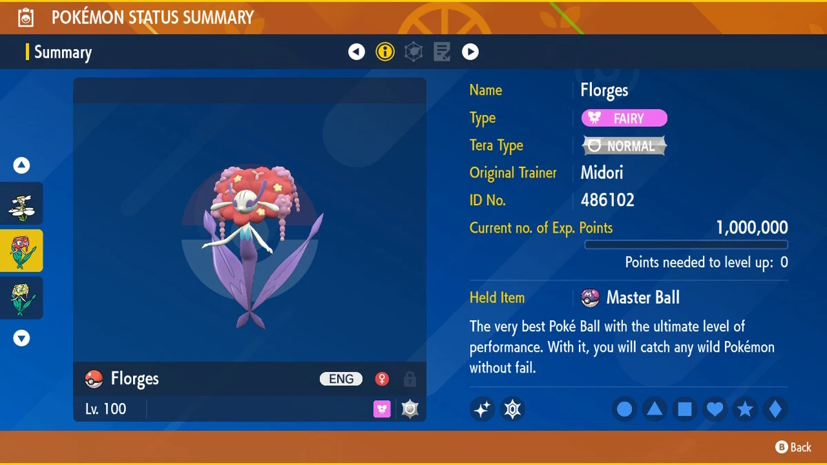 Pokemon Floette Shiny