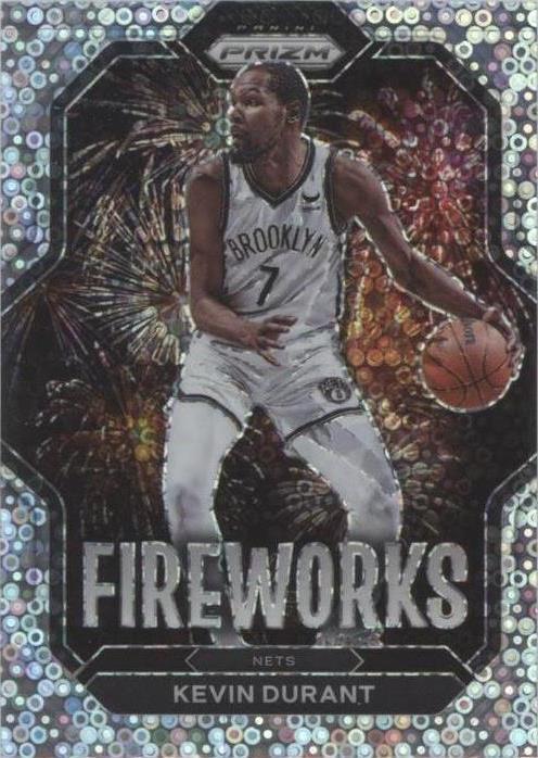 2022-23 Panini Prizm - Fireworks Kevin Durant #9 Fast Break Prizm for ...