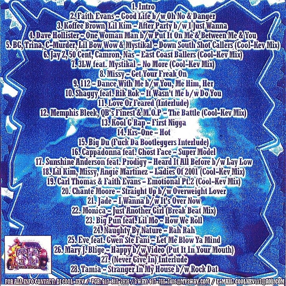 DJ KOOL KEV - ICEBERG BLENDS PT. 3 - HIP HOP RAP NYC MIXTAPE MIX CD | eBay