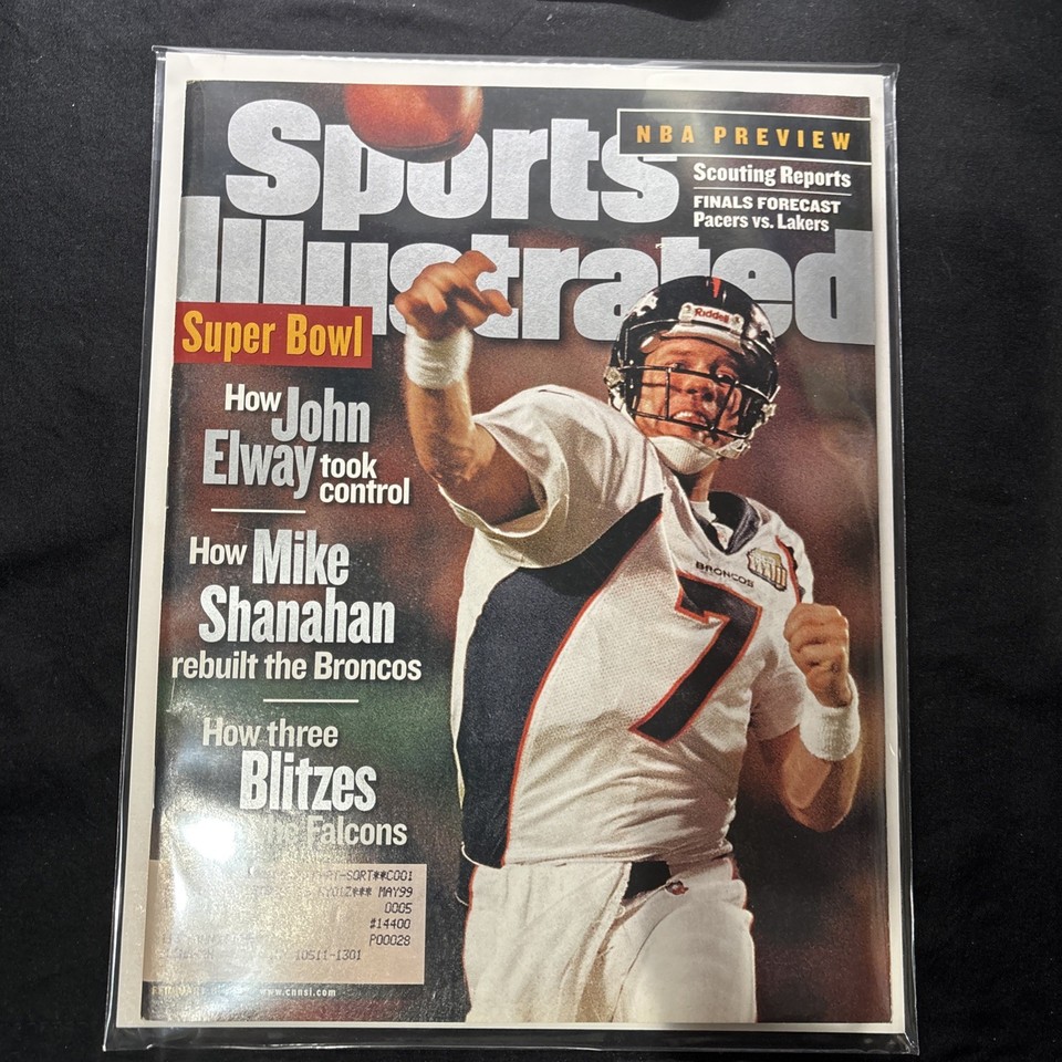 Sports Illustrated Feb 8, 1999 John Elway Denver Broncos Super Bowl ...