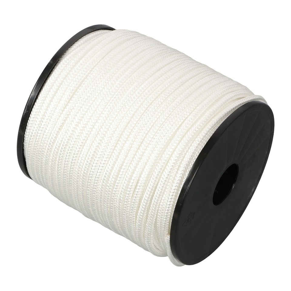 Nylon Solid Braid Rope High UV Abrasion Resistance Industrial 1/4in × ...