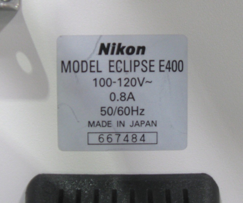 C199172 Nikon Eclipse E400 Microscope w/ 2X, 10X, Y-FL Fluorescence Illuminator | eBay