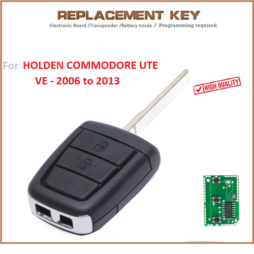 2B - Complete Key & Remote car key suitable fits HOLDEN COMMODORE VE ...