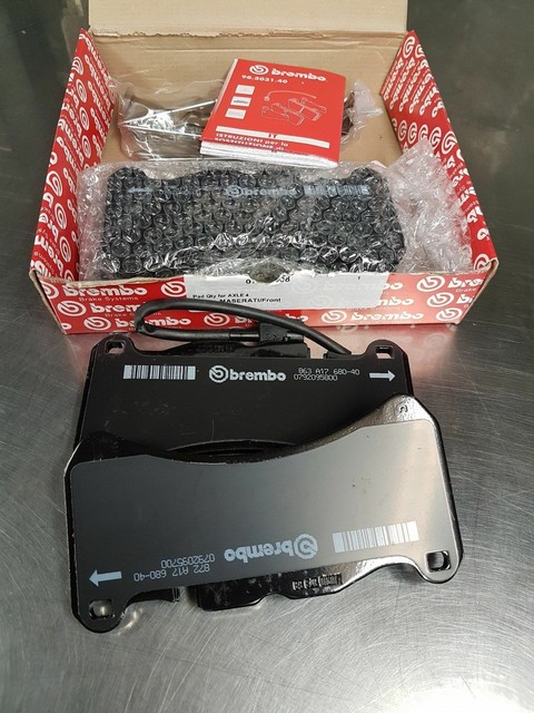 Genuine Maserati Ghibli & QP Front Brake Pad Part Number 673010331 for ...