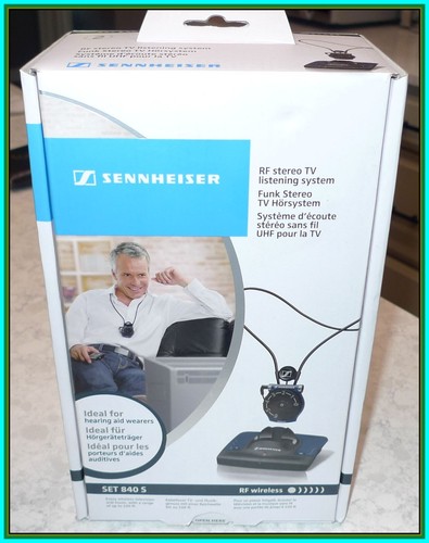 Sennheiser Set 840 S RF Wireless TV Stereo Listening System NEW In Box ...