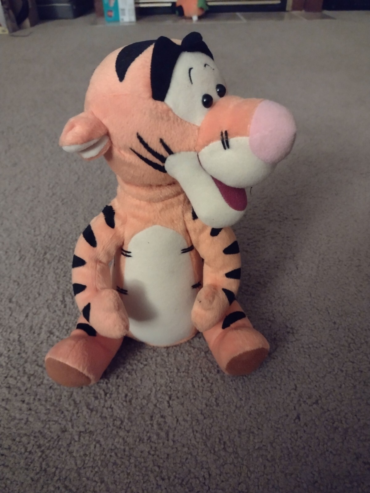 Vintage Disney Chat Pal Tigger Talking 10" Plush by Mattel 1999 Winnie ...
