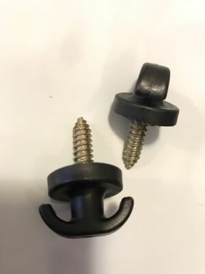 Pair Set of 2 Hardware Kit 1/4" Clip Screw Hook Retainer for Cargo Net ...