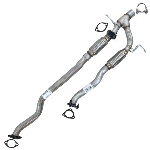 Stainless Steel Front Pipe w/ Flex Y Pipe Kit fits: 2014-2018 Jeep ...