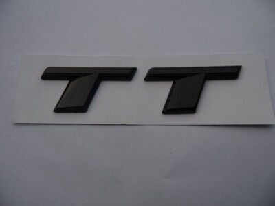 Audi TT 2017/23 Gloss Black Badge Emblem Tailgate Boot Lid | eBay UK