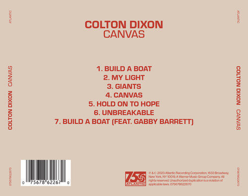 Colton Dixon - Canvas [Used Very Good CD] Alliance MOD 75678622670| eBay