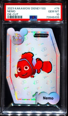 2023 Kakawow Disney Phantom Wondrous Character Die-Cut #79 Nemo PSA 10 ...