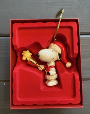 Lenox Peanuts Snoopy Ringing Bell Ornament #894766 NEW IN BOX | eBay