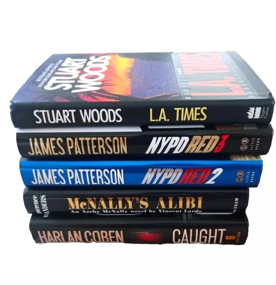 Lot of 6 Hardcover THRILLERS Patterson Cusler Cornwell - FREE Shipping ...