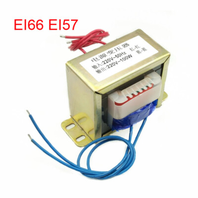 EI66 EI57 Power Transformer Input 220V - Output 220V 1:1 Safety ...