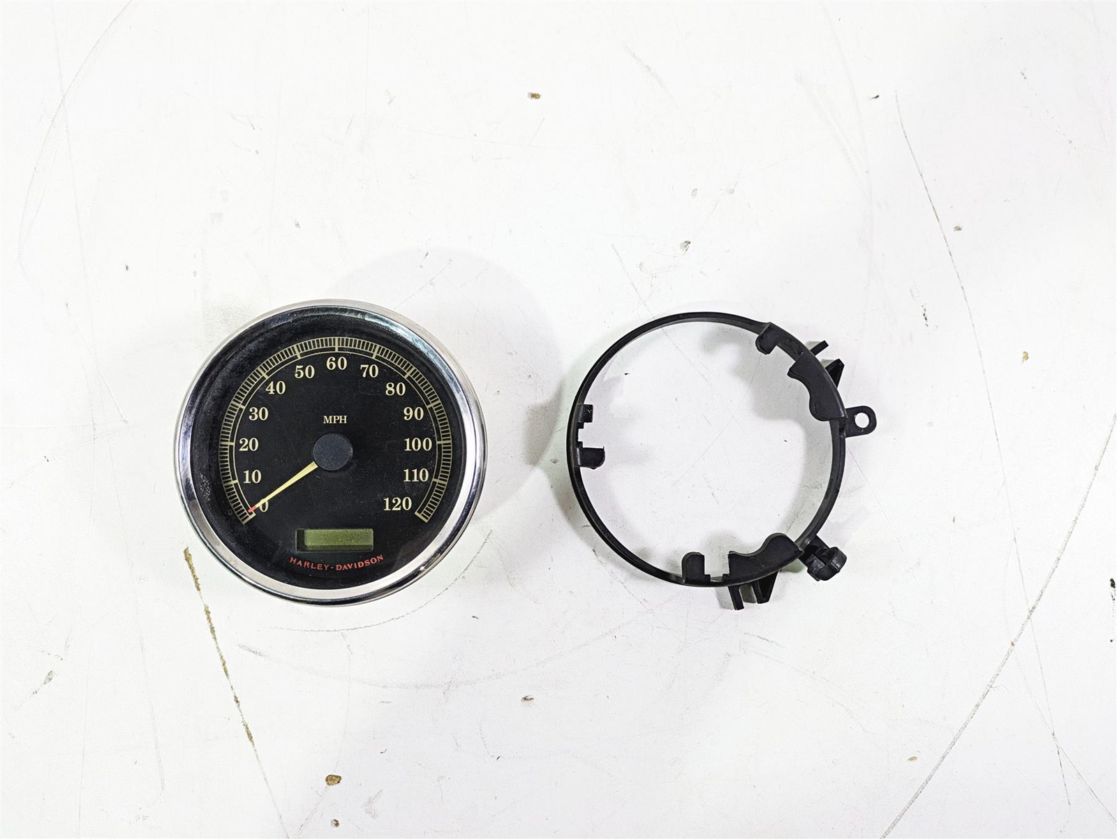 2008 Harley FLSTC 105TH Softail Heritage Speedometer Gauge Instr 27k ...