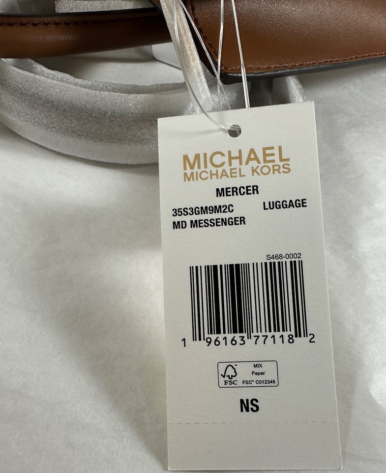 Michael Kors Mercer Medium Logo Embossed Cotton Canvas Satchel ...