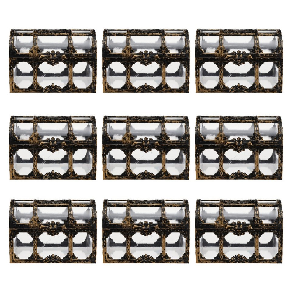 12 Pcs Pirate Gift Box Mini Storage Container Costume Prop Chest | eBay ...