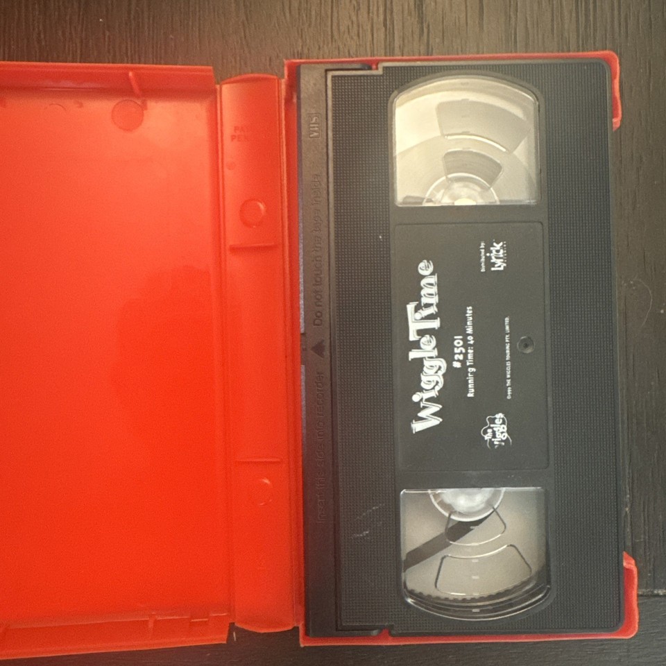 The Wiggles: Wiggle Time VHS 2000 Red Clam Shell Greg Jeff Anthony ...