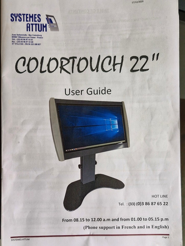 Systemes-Attum CS 22" Industrial Touchscreen PC ATEX EX Protected | eBay UK