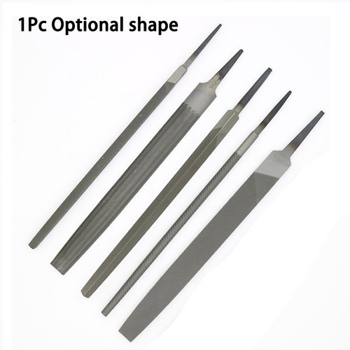 6 Inch150mm Steel Files Without Handle Round Half-Round Triangular ...