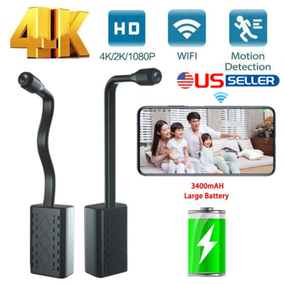 4K Camera 1080PHD Wireless WiFi Security Mini Micro Pinhole Screw DIY ...