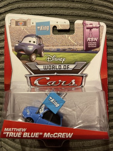 DISNEY PIXAR CARS 2014 RSN RACING SPORTS NETWORK 7/8 TAPPETINO ""BLU ...